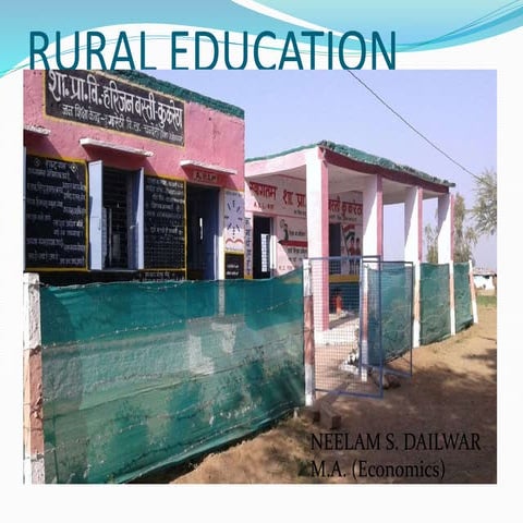 Rural education | PPTX