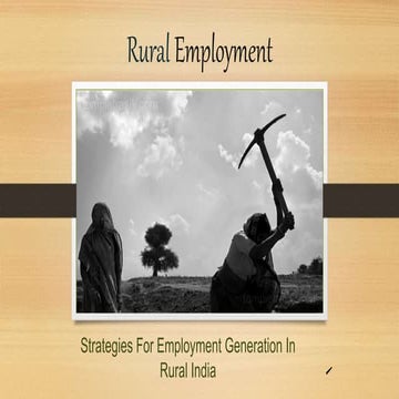 Rural employment | PPTX