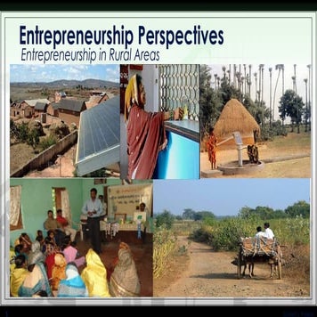 Rural entrepreneurship | PPT