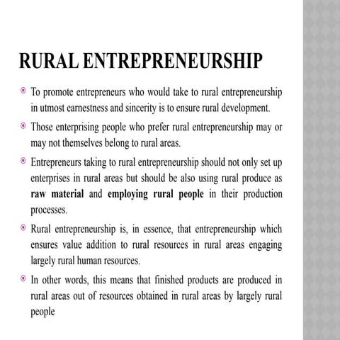 Rural entrepreneurship and its influence.pptx
