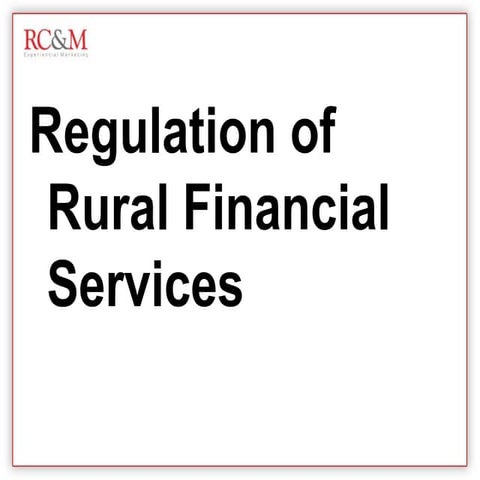 ruralfinance- micro finance RRB rural banking credit institutions | PPT