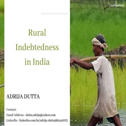 Analysis of Rural Indebtedness in India | PDF
