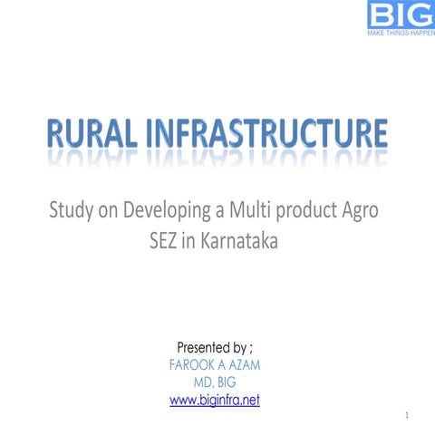Rural infrastructure | PPTX