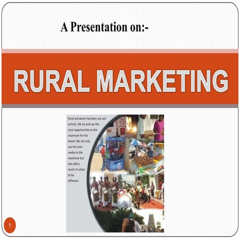 Rural marketing | PPT