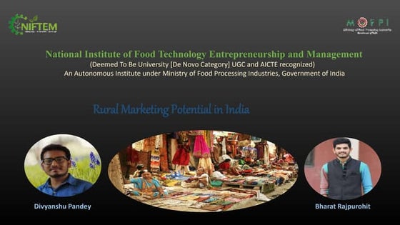 Introduction to Rural Marketing | PPT