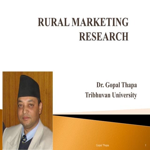 Rural marketing research | PDF