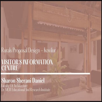 VISITOR'S INFORMATION CENTER DESIGN | PDF