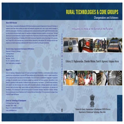 Rural technology & core groups changemakers and achievers | PPT