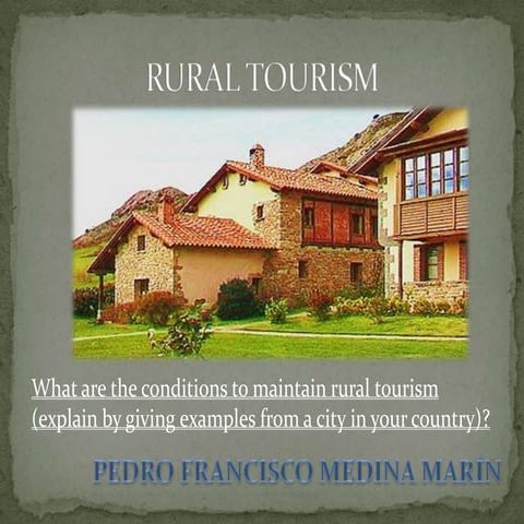 Rural tourism | PPTX