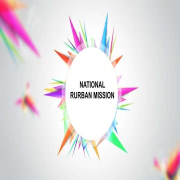 Rurban mission presentation by parag jaswal | PPT