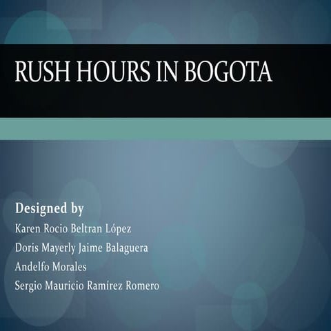 Rush Hours | PPTX