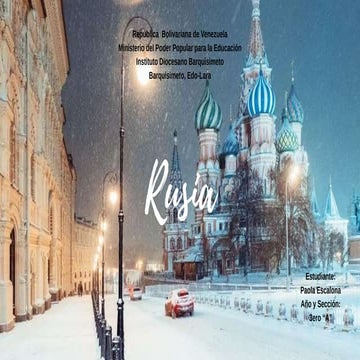 Powerpoint Rusia | PPTX