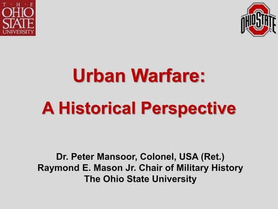 Col Ian Hargreaves - Conceptual and Doctrinal “Challenges” | PPT