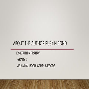 Ruskin bond.pptx