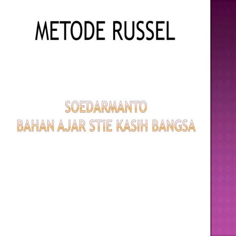 Russel | PPT