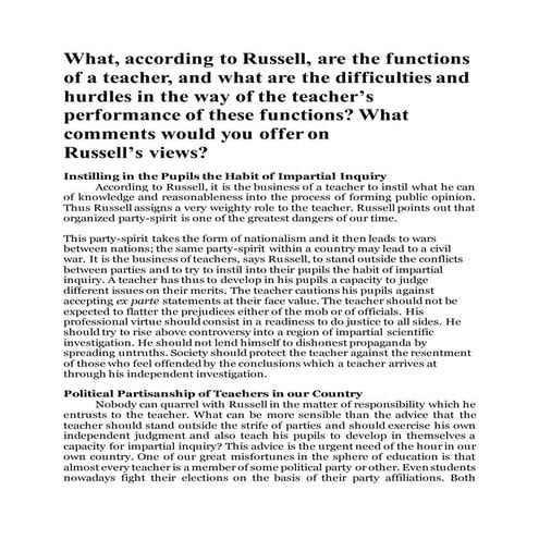 Russell education | PDF | Free Download