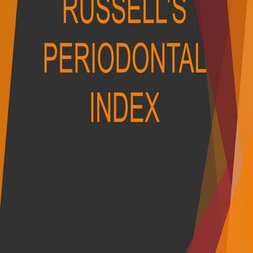 Plaque Indices commonly used in dentistry | PDF