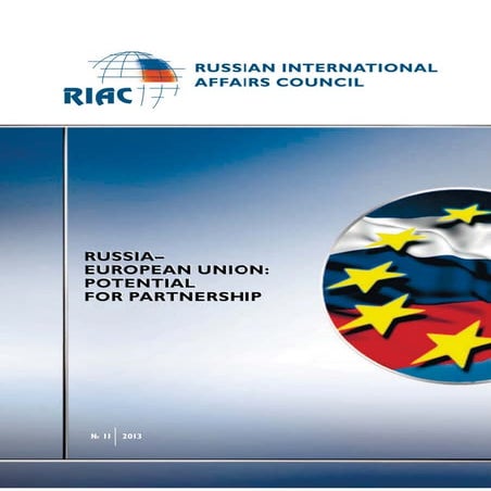 Russia–European Union: Potential for Partnership | PDF