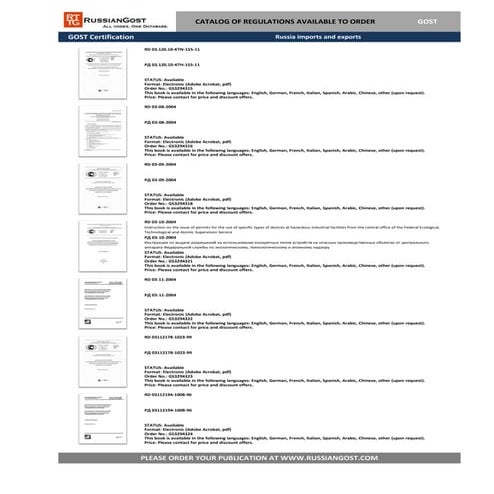Gost standards in english 163 | PDF