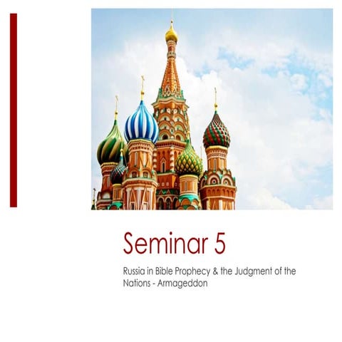 Russia in Bible Prophecy | PPTX