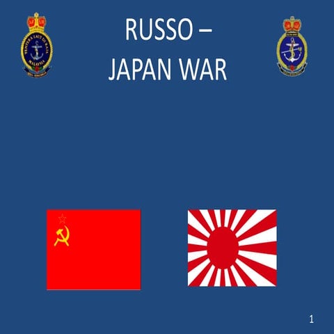 Russian japan war | PPTX
