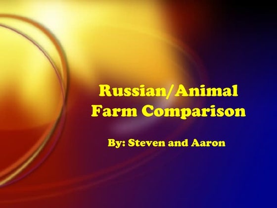 Animal Farm Characters | PPT