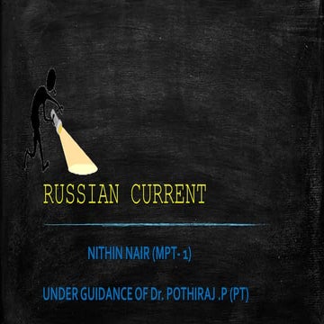 Russian current (Electrotherapy) | PPTX