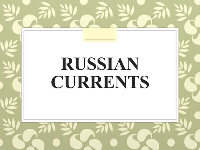 Russian current (Electrotherapy) | PPTX