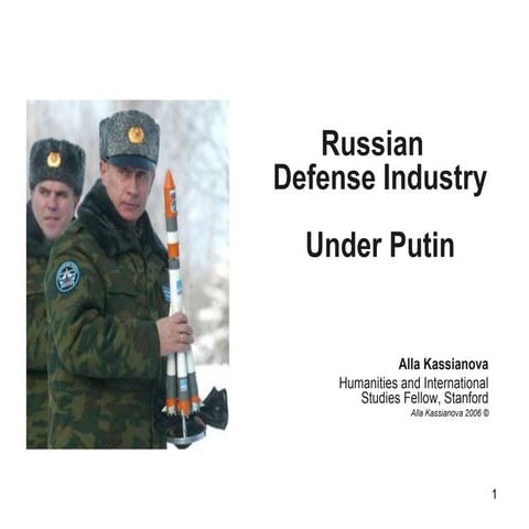 Russian Defense Industry Under Putin N | PPT