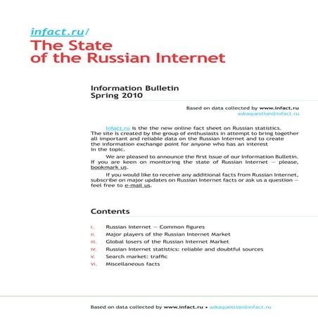 Russian internet spring_2010 | PDF
