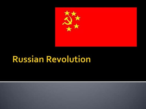 Russian Revolution slides | PPT