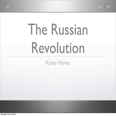 Russian revolution | PPT