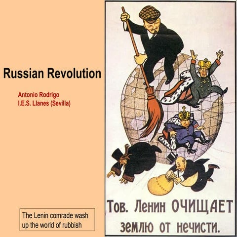 Russian revolution (Bilingual learning) | PPT | Politics