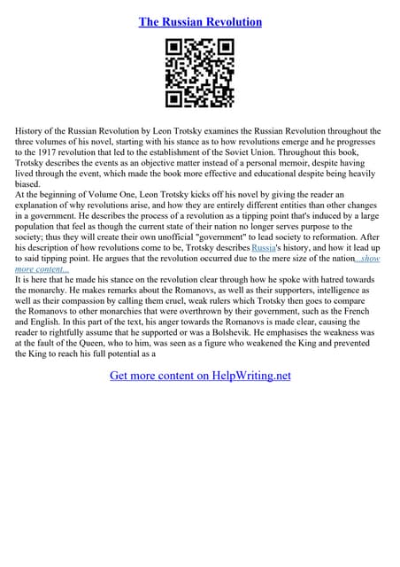 Russian Revolution of 1917 | PPTX