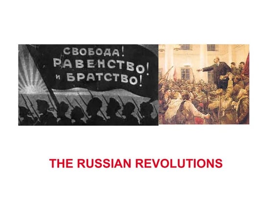 The Russian Revolution, Class 9, History- lesson:2 cbse | PDF