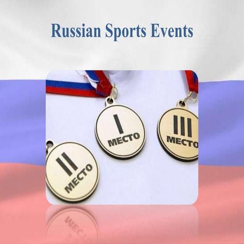 Russian sports events | PPTX