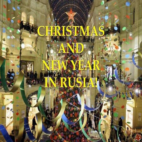 Russian Christmas and New Year's Eve | PPTX