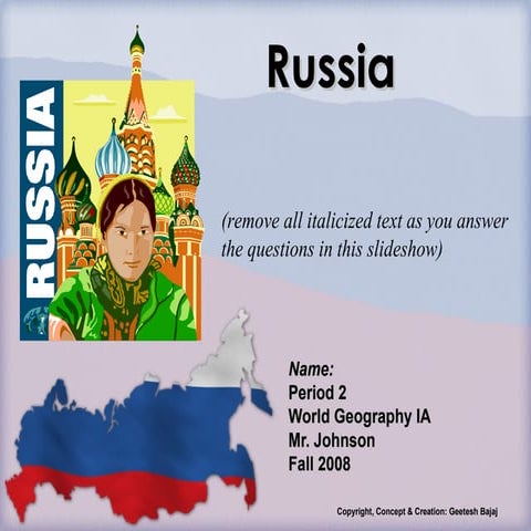 Russia Template T 2 | PPT
