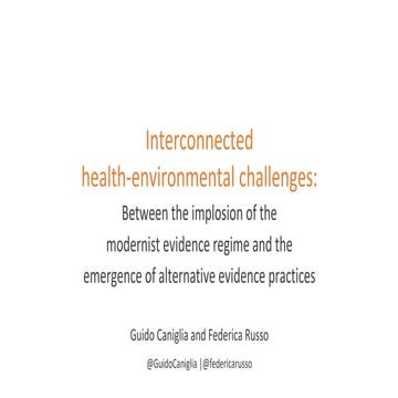 Interconnected health-environmental challenges: Between the implosion ...