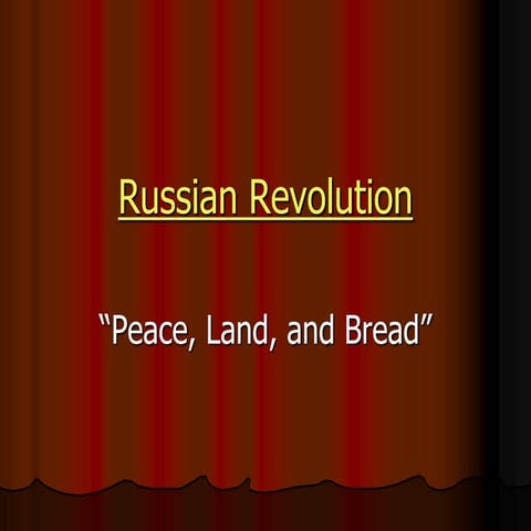 Russian Revlution | PPTX