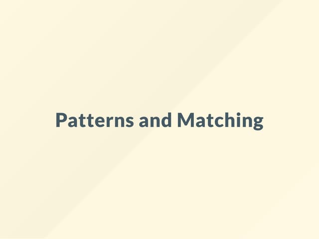 Patterns And Matching In Rust Pdf Programming Languages Computing