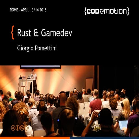 Rust And Gamedev Ppt