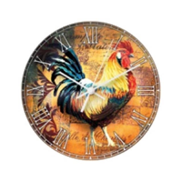 Rustic rooster-2-n4f-wall-clocks | PDF