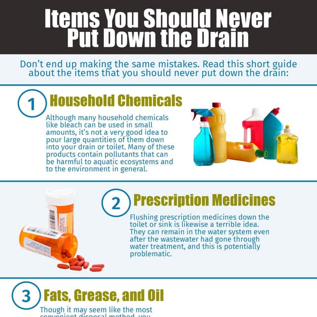 Items You Should Never Put Down the Drain | PDF | Bath and Shower ...