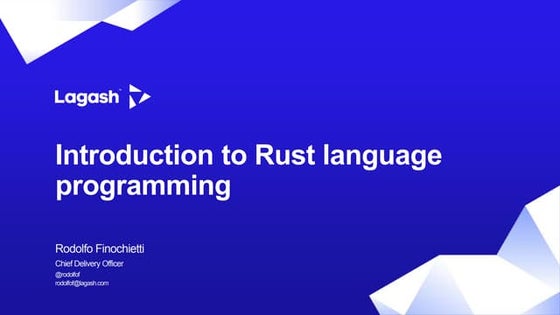 Rust Programming Language Pptx Programming Languages Computing 5511