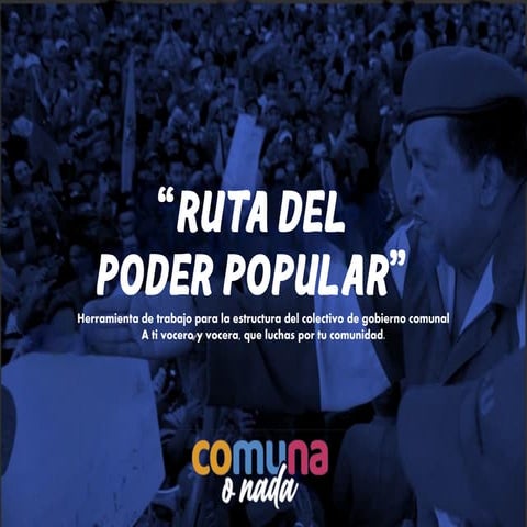 RUTA DEL PODER POPULAR COMITÉ DE TRABAJO | PDF