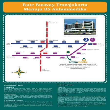 Rute busway transjakarta rs antam medika | PDF