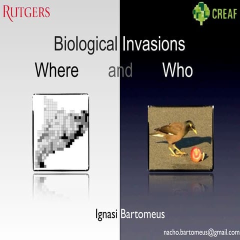 Invasion Ecology Seminar | PDF