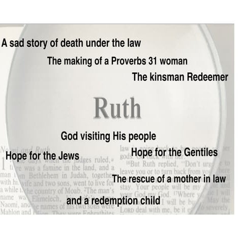 The Truth of Ruth is a Redeemer | PPT
