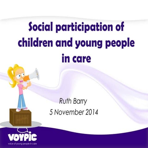 Ruth Barry Youth Particpation nov14 | PPT